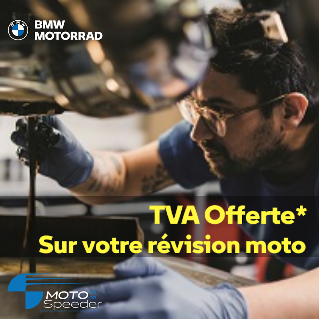 TVA offerte sur votre révision* ! |MOTO SPEEDER 38